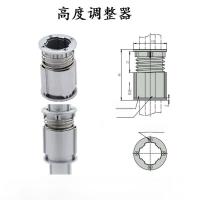 China DYE28-30 Height Adjuster For OD28mm Aluminum Lean Tube for sale