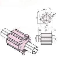 China DYE28-31 Special Twist Lock Fasteners Rotation Radar Slewing Bearing Rotater With Lock for sale