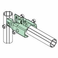 China DYJ19-A07 Adjustable OD19mm Lean Tube Joint 180 Degree Flexible Connector for Workbench Assembly System for sale