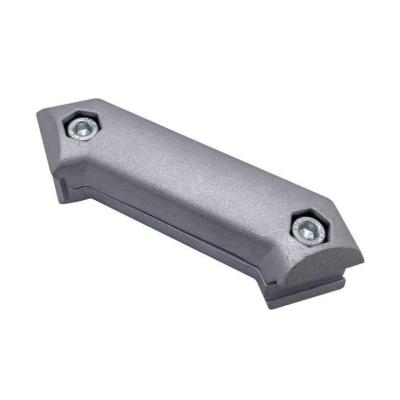 China DYJ19-A09D 45° Double Side Tubing Joints Aluminum Lean Pipe Connector OD19 mm Industrial Safety Fixed Bracket for sale