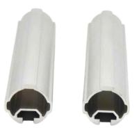 China DY43-02A Industrial Automation Tube Aluminum Alloy Workbench Assembly 43mm T Groove Lean Pipe T Slot Frame Round Tube for sale