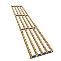 China DY-3835 Aluminum Alloy Metal Sheet Sliding Palcom Roller Track For Rack System Scaffolding with high quality for sale