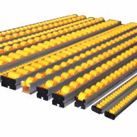 China DY-3835 Aluminum Alloy Metal Sheet Sliding Palcom Roller Track For Rack System Scaffolding with high quality for sale