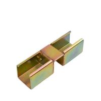 China 2040E Connector Sheet Metal Palcom Roller Sliding Track Joint for Pipe Rack System for sale