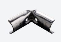 China H-2 Lean Pipe Connector 2.3mm Joint With Chrome Plating for sale