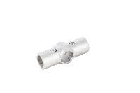 China DYJ28-C04 Aluminium Alloy Lean Pipe Connector Outer Type 180 Degree for sale
