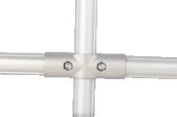 China DYJ28-C04 Aluminium Alloy Lean Pipe Connector Outer Type 180 Degree for sale