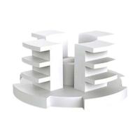 China DYP28-01 Third Generation Lean Tube Accessories Loaded Frame Insert Aluminum Pipe End Cover for sale