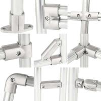 China DYP28-04 Third Generation Lean Pipe Foot Support Aluminum Tube Foot Cover Plastic Foot Bush for sale