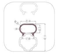 China DYP28-08 Customized Wire Fixed Slot with Aluminum Lean Pipe Factory Price for sale