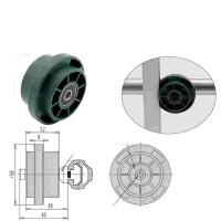 China DYE28-16 Aluminum Tube Convex Guide Wheel for OD 28mm Aluminum Lean Pipe for sale