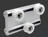 China DYE28-38 High Quality Industrial Aluminum Tube Accessory Joint Tube Groove Roller Slider for sale