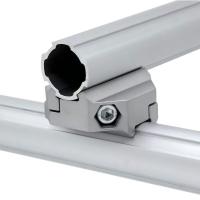 China DYJ19-A06 Workbench Tube Connector Aluminum Lean Profile Corner Joint 90 Degree Conduit Cross Joint for sale