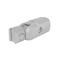 China DYJ19-A07 Third Generation Aluminum Lean Pipe Assembly Line Accessories Warehouse Aluminum Tube Connector 180 Degree Joint Outer Type for sale