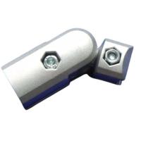 China DYJ19-A07 Third Generation Aluminum Lean Pipe Assembly Line Accessories Warehouse Aluminum Tube Connector 180 Degree Joint Outer Type for sale
