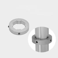 China DYE19-03 Aluminum Tube Fittings Lean Pipe Slider Horizontal Located Ring Slider Fixed Positioner for sale