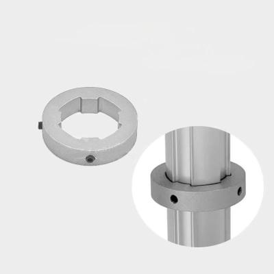 China DYE19-03 Aluminum Tube Fittings Lean Pipe Slider Horizontal Located Ring Slider Fixed Positioner for sale