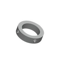 China DYE19-03 Aluminum Tube Fittings Lean Pipe Slider Horizontal Located Ring Slider Fixed Positioner for sale