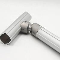China DYJ43-B07 Wholesale Aluminum Lean Tubes and Accessories, 180° fixed inner joint Aluminum Expansion Joints for sale