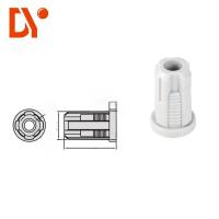 China DYP43-12 Lean Tube Accessories Aluminum Frame Support PP Foot Connector for Workbench for sale