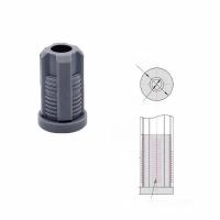China DYP43-12 Lean Tube Accessories Aluminum Frame Support PP Foot Connector for Workbench for sale