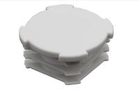 China DYP43-01 Plastic Pipe Plugs End Cap for OD 43mm Lean Pipe and Aluminum Pipe for sale