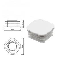 China DYP43-01 Plastic Pipe Plugs End Cap for OD 43mm Lean Pipe and Aluminum Pipe for sale