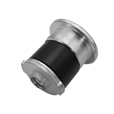 China DYE43-09 OD43mm Lean Pipe Accessory Lean Tube End Cap Aluminum Round Tubing Metal Plug for sale