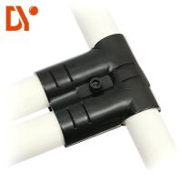 China HJ-14 Black Electrophoresis Metal Lean Pipe Joint in 2.3MM Thickness for Tube Warehouse Rack for sale