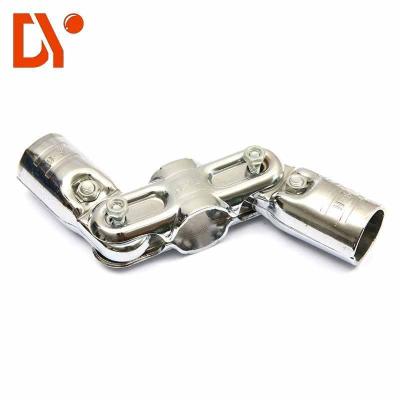 China HJ-12 Galvanized Adjustable Angle Metal Pipe Joint in for PE Coated Pipe Rack System of 28OD Pipe for sale