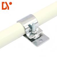 China HJ-13 Clamp Joint for Modular Structure Coated Pipe Fitting Metal Connector for 28mm Lean Pipe Rack System for sale