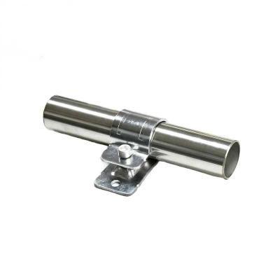 China HJ-13 Clamp Joint for Modular Structure Coated Pipe Fitting Metal Connector for 28mm Lean Pipe Rack System for sale