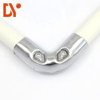 China HJ-15 Chrome Plating Metal Joint Pipe Joints for Lean Pipe Racking System Pipe Connection Fittings for sale