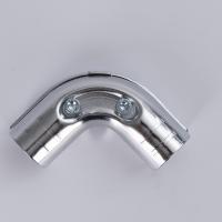 China HJ-15 Chrome Plating Metal Joint Pipe Joints for Lean Pipe Racking System Pipe Connection Fittings for sale
