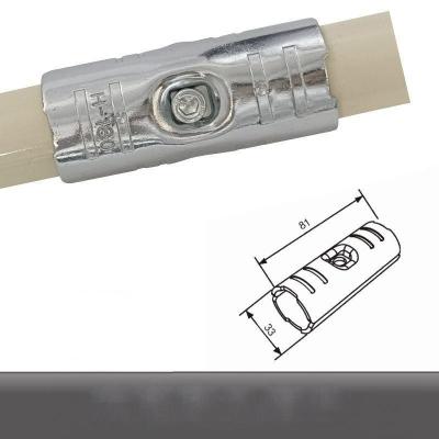 China HJ-16 Chrome-plated Metal Pipe Connector  for Esd Workbench for sale