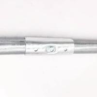China HJ-16 Chrome-plated Metal Pipe Connector  for Esd Workbench for sale
