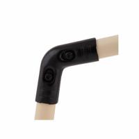 China HJ-21 Hot Sale High Quality 110 Degree Black Metal Joint and Pipe Connector for OD 28 mm Lean/Coated Pipe for sale