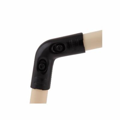 China HJ-21 Hot Sale High Quality 110 Degree Black Metal Joint and Pipe Connector for OD 28 mm Lean/Coated Pipe for sale