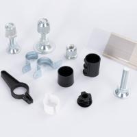 China Thin-walled Pipe Foot Bushing Composite Tube Fitting Accessories Foot Cover for Lean Tube Racking System Workbench for sale