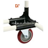 China Heavy Duty Cold-Rolled Steel Caster Flag Wheel Base for Pipe Rack System and Handcart Caster Wheel for sale