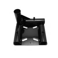 China Heavy Duty Cold-Rolled Steel Caster Flag Wheel Base for Pipe Rack System and Handcart Caster Wheel for sale