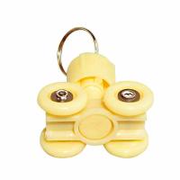China Durable Plastic Sliding Rail Wheels with Strong Hardness Impact Resistance and Wear Resistance for Lean Tube Accessories for sale