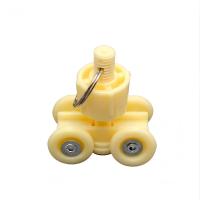 China Durable Plastic Sliding Rail Wheels with Strong Hardness Impact Resistance and Wear Resistance for Lean Tube Accessories for sale