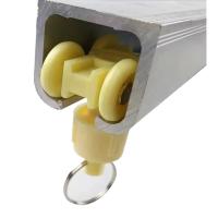 China Durable Plastic Sliding Rail Wheels with Strong Hardness Impact Resistance and Wear Resistance for Lean Tube Accessories for sale
