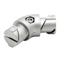 China 135 Degree Aluminum Pipe Connector with Female and Male Connection for Industrial Lean Pipe Joint Fastener for sale