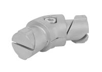 China 135 Degree Aluminum Pipe Connector with Female and Male Connection for Industrial Lean Pipe Joint Fastener for sale
