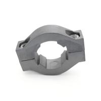 China Aluminum Lean Pipe Strengthen Located Clasp Slider Vertical Positioner for Material Rack System for sale