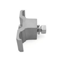 China 2026  Hot Selling Heavy Duty Aluminum Lean Pipe Wheel Connect Premium Mounting Plate for Efficient Organization for sale