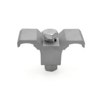 China 2026  Hot Selling Heavy Duty Aluminum Lean Pipe Wheel Connect Premium Mounting Plate for Efficient Organization for sale