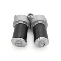 China Double Tube Movable Rotating Zinc Plated Aluminum Connector Lean Pipe Hinge Joint for sale